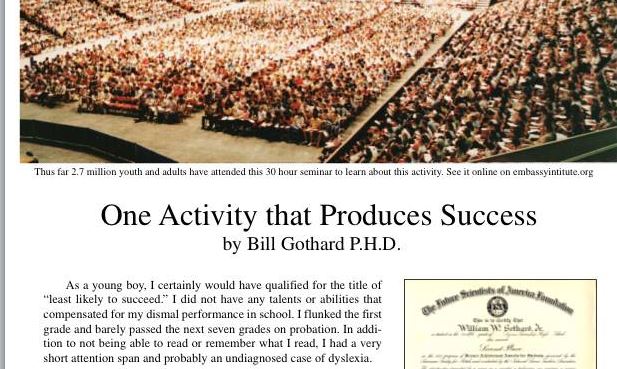 Bill Gothard’s New Program/Ministry: Total Success Power Teams ...
