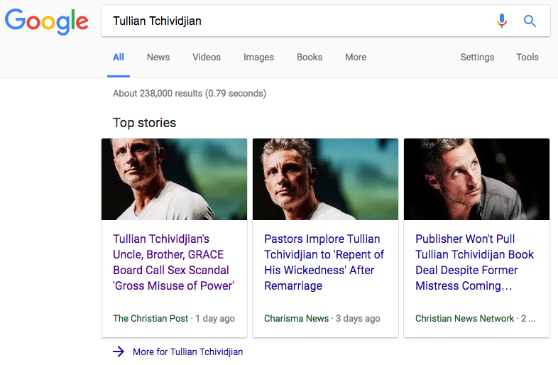 Tullian Tchividjian Follow-Up and Plans for Additional Posts ...